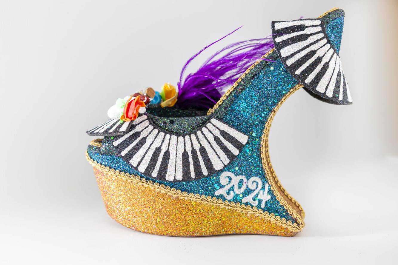 New Orleans Krewe of Muses shoes throughout the years | Mardi Gras ...