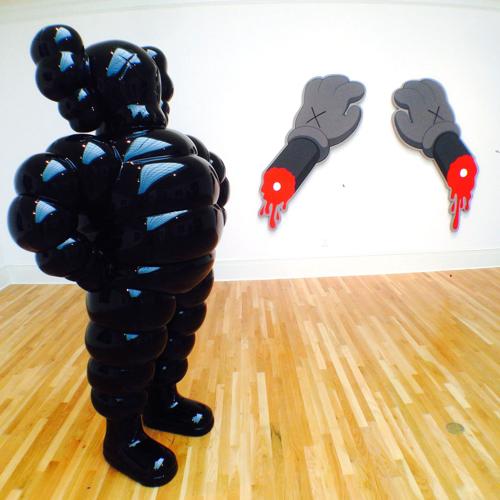 Minnie Mouse-like sculpture weeps as KAWS art exhibit opens at Newcomb ...
