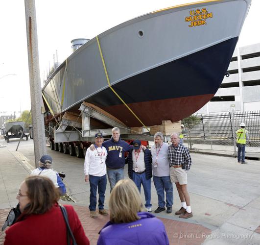 World War II Museum's PT boat cruises through the streets of New ...