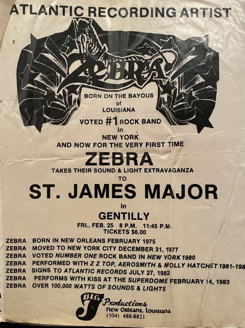 Zebra celebrates 40th anniversary of debut album | Keith Spera | nola.com