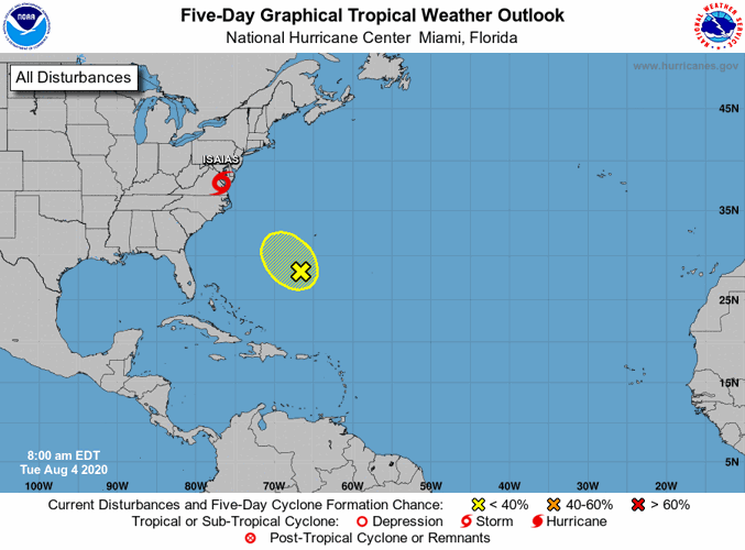 Tropical Storm Isaias speeds across northeast U.S.: See projected path ...