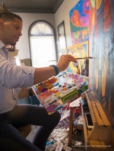 Peek inside Jazz Fest artist Terrance Osborne's technicolor world ...