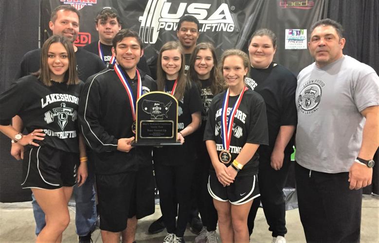 Covington powerlifting repeats as National Champions, Lakeshore ...