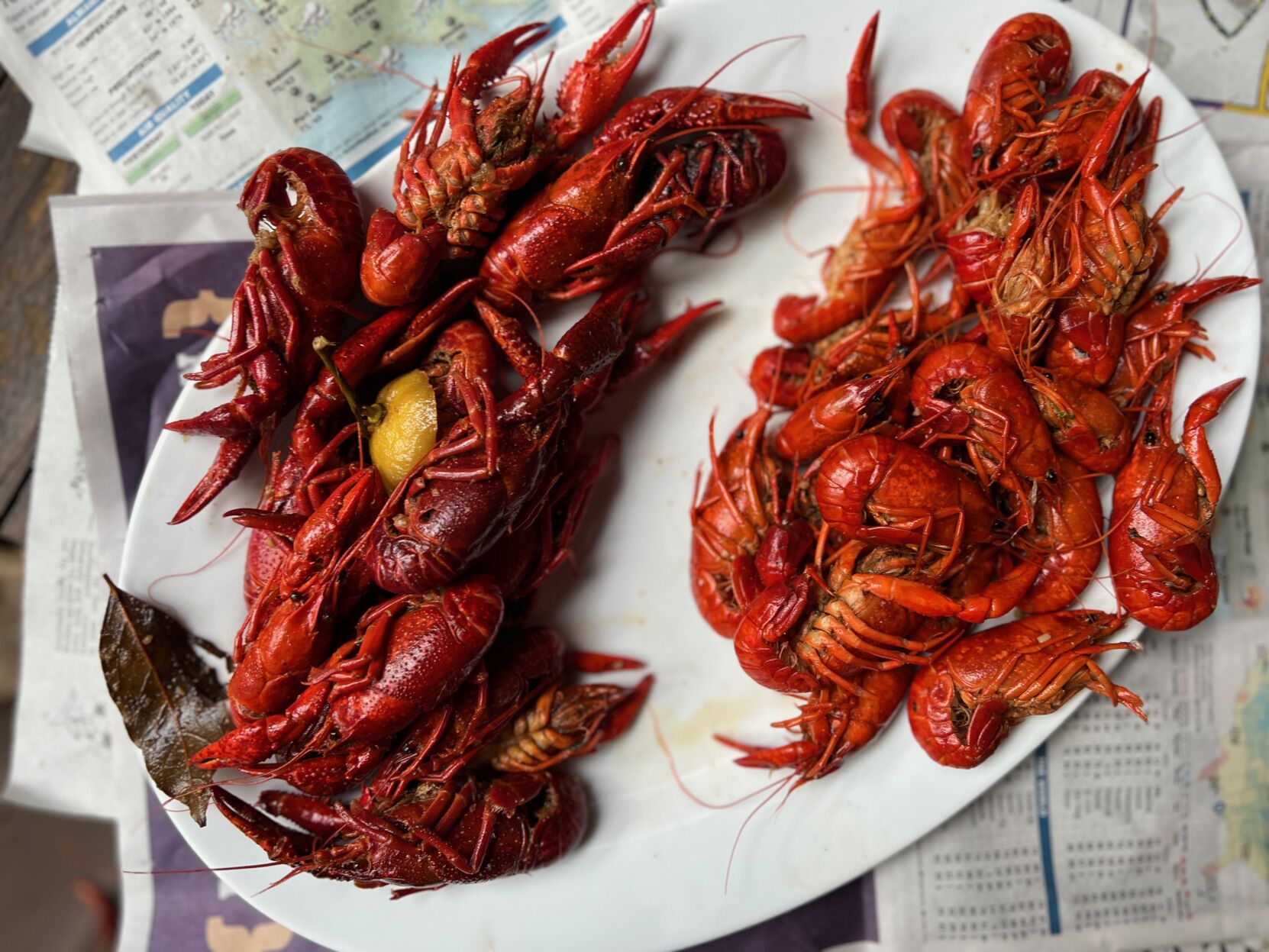 Frozen crawfish store
