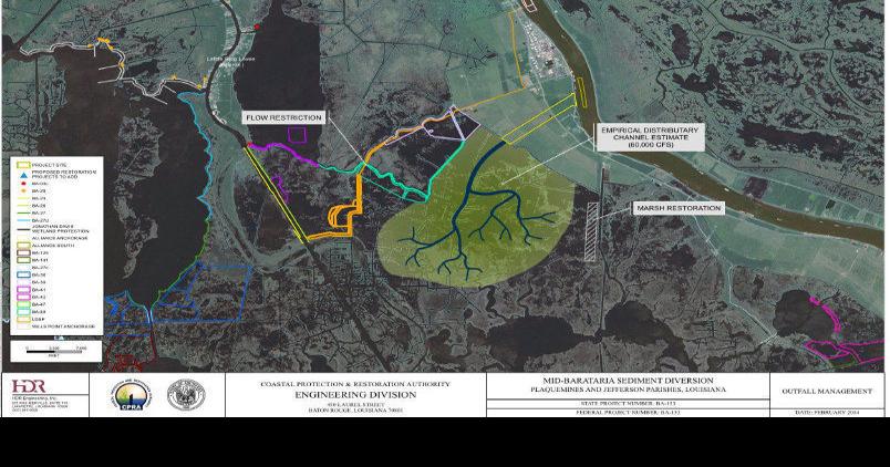 Mid-Barataria Diversion permit finish line moved up to 2020 ...