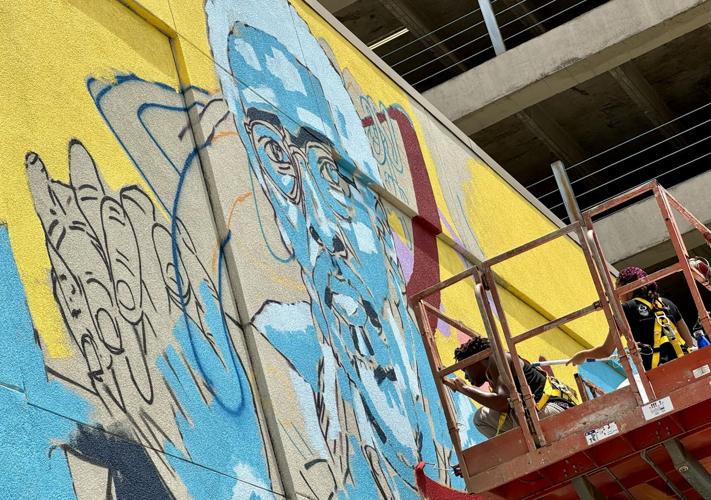 BMIKE's Super Bowl mural celebrates New Orleans culture | Arts | nola.com