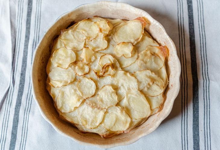 Liz Williams' chicken piccata, potatoes Anna and spinach | Where NOLA ...