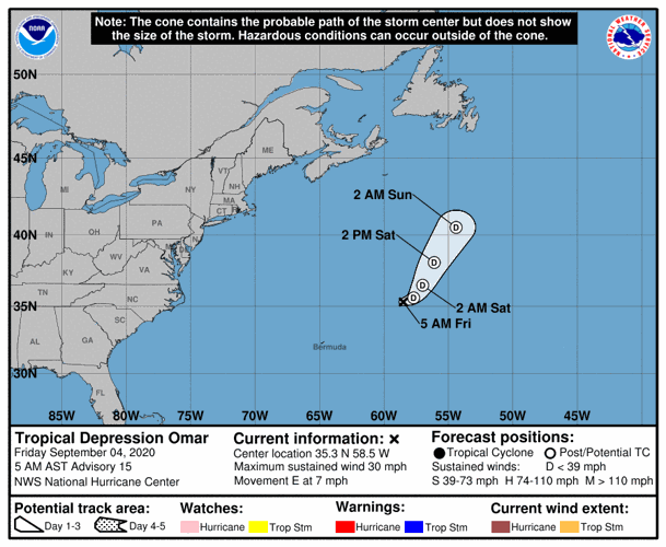 Hurricane Center tracking 5 disturbances in Atlantic, including ...