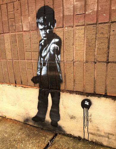 Imitation or real? Banksy-style stencil appears in New Orleans at K+10 ...