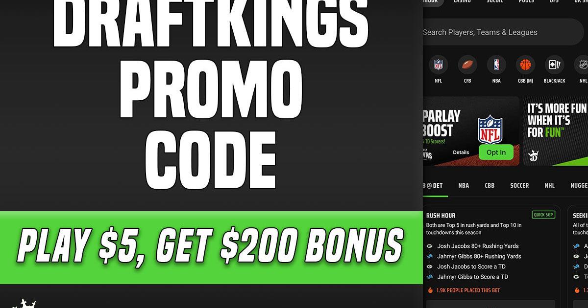 DraftKings promo code: Bet $5, get $200 NFL, NBA, CBB bonus | Sports ...