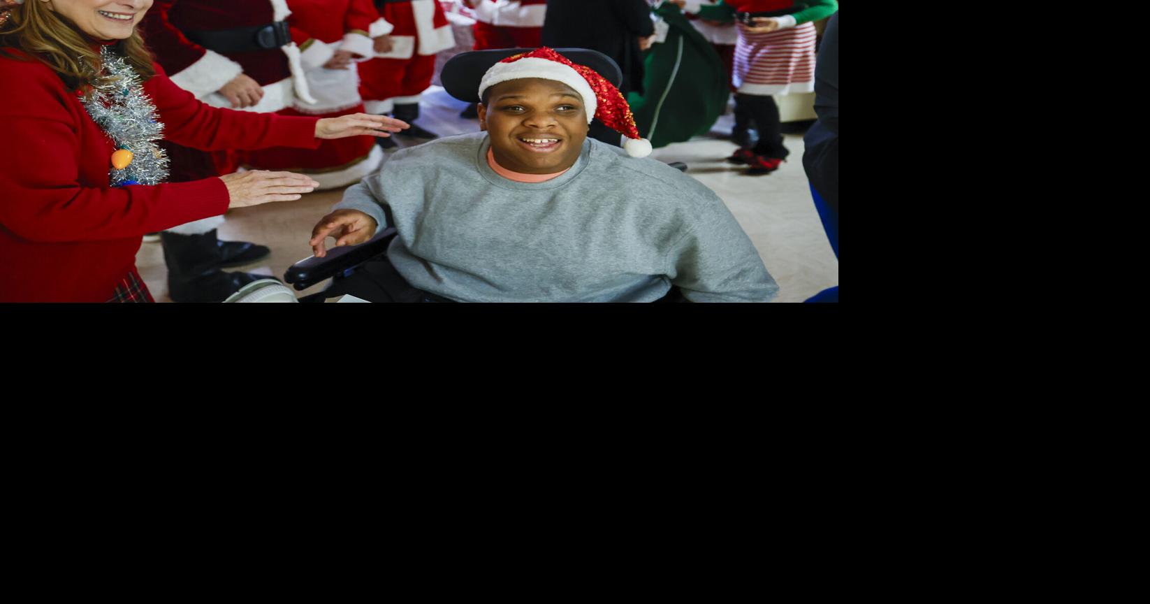 Photos: Happy Santas gives gifts to Padua House residents | Photos ...
