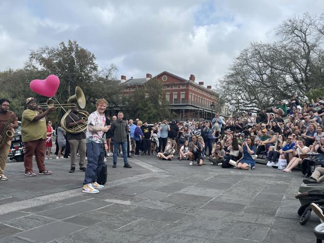 Ed Sheeran debuts 'Azizam' with surprise New Orleans parade | Keith ...