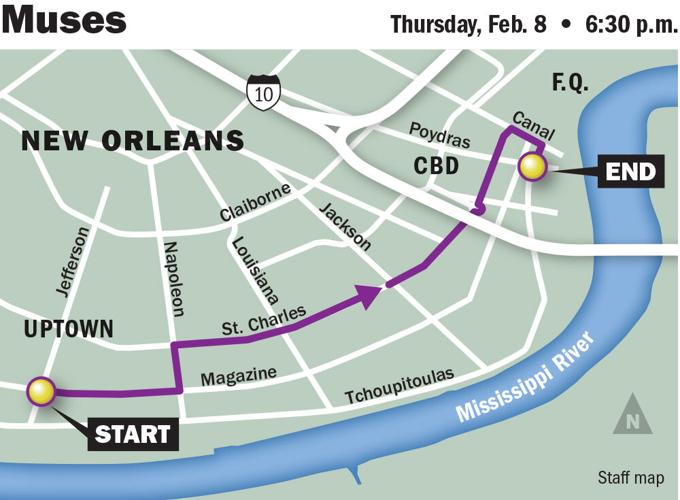 See maps, schedule for New Orleans Mardi Gras float parades | Mardi ...