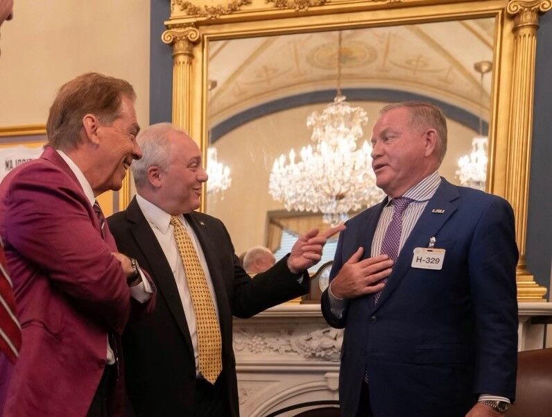 Steve Scalise meets with Brian Kelly and Nick Saban on NIL | Local ...