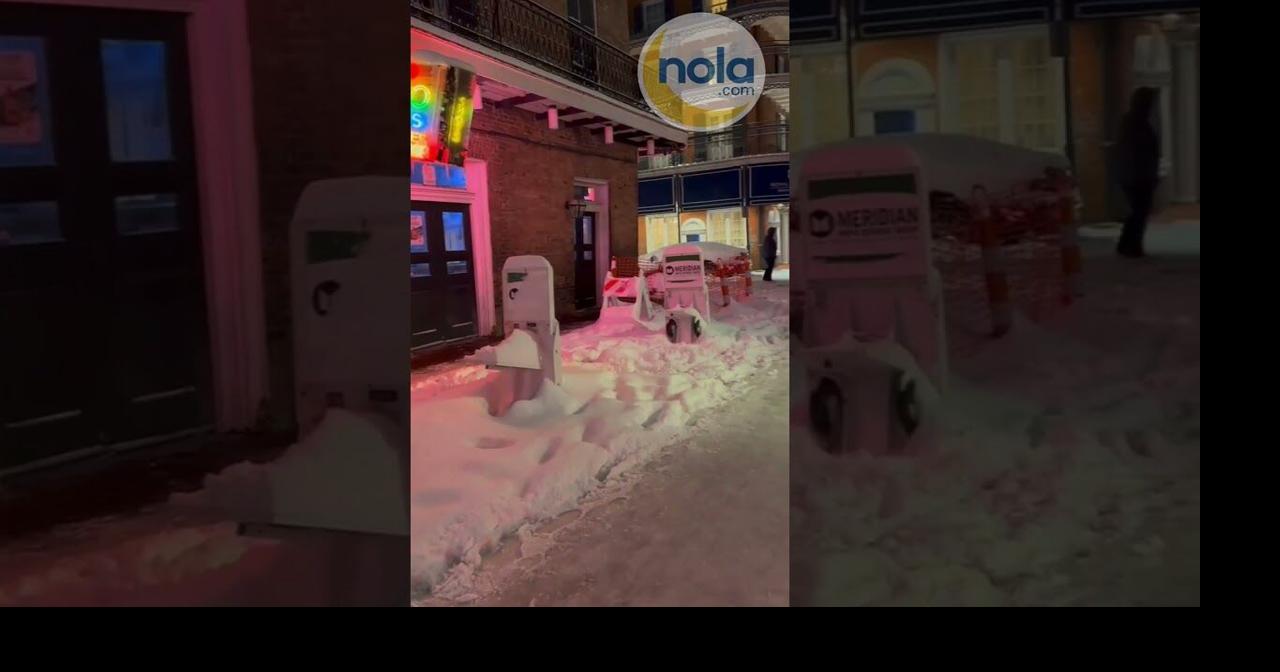 Here's what Bourbon Street looks like after a rare, historic New ...