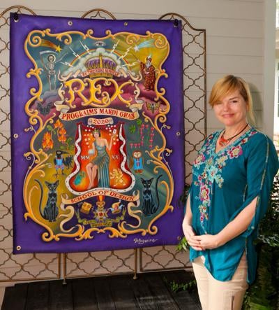 Krewe of Rex commissions prolific local banner artist to create its ...