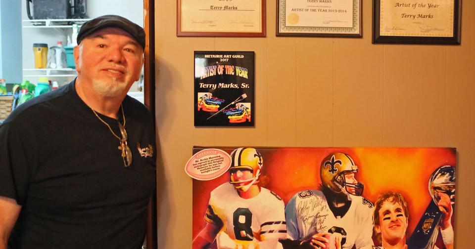 Terry Marks Sr. honored to paint legends of N.O. music | Archive | nola.com