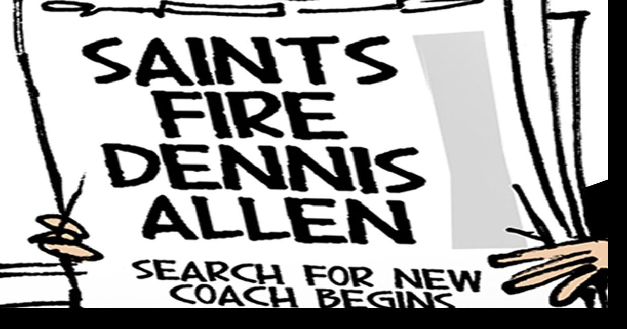 Saints fire Dennis Allen Cartoon | Walt Handelsman | nola.com