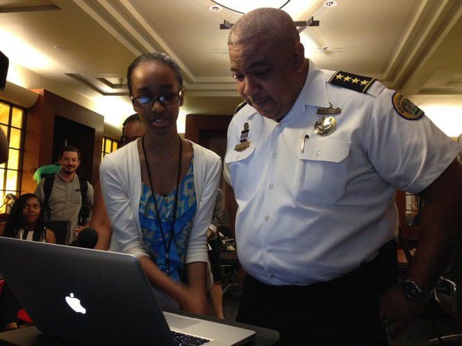 NOPD chief writes first line of code at open data hackathon | Education ...