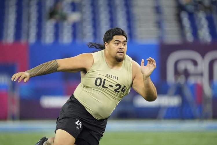 Saints 1st rounder Taliese Fuaga made the most of his shot | Saints ...