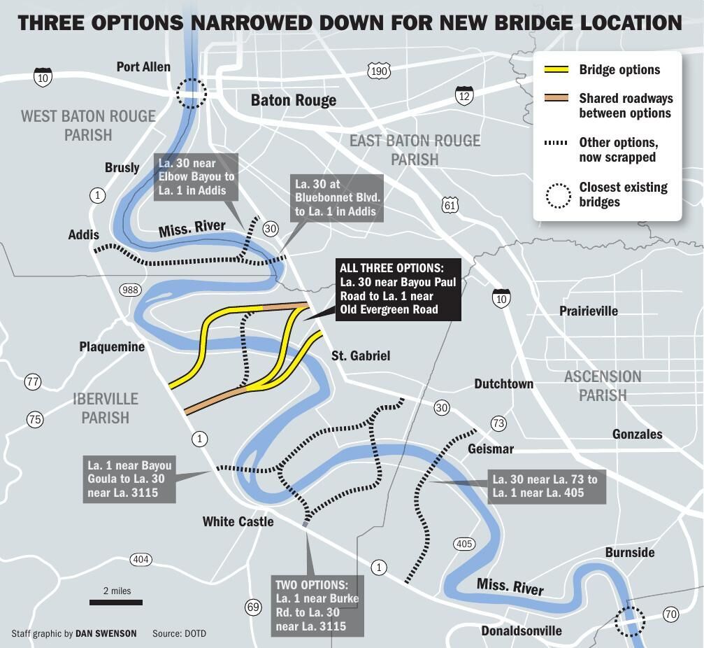 New Mississippi River Bridge Locations at Julio Robinson blog