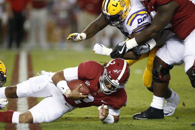 LSU report card: Tigers can't hit big plays against Alabama defense ...