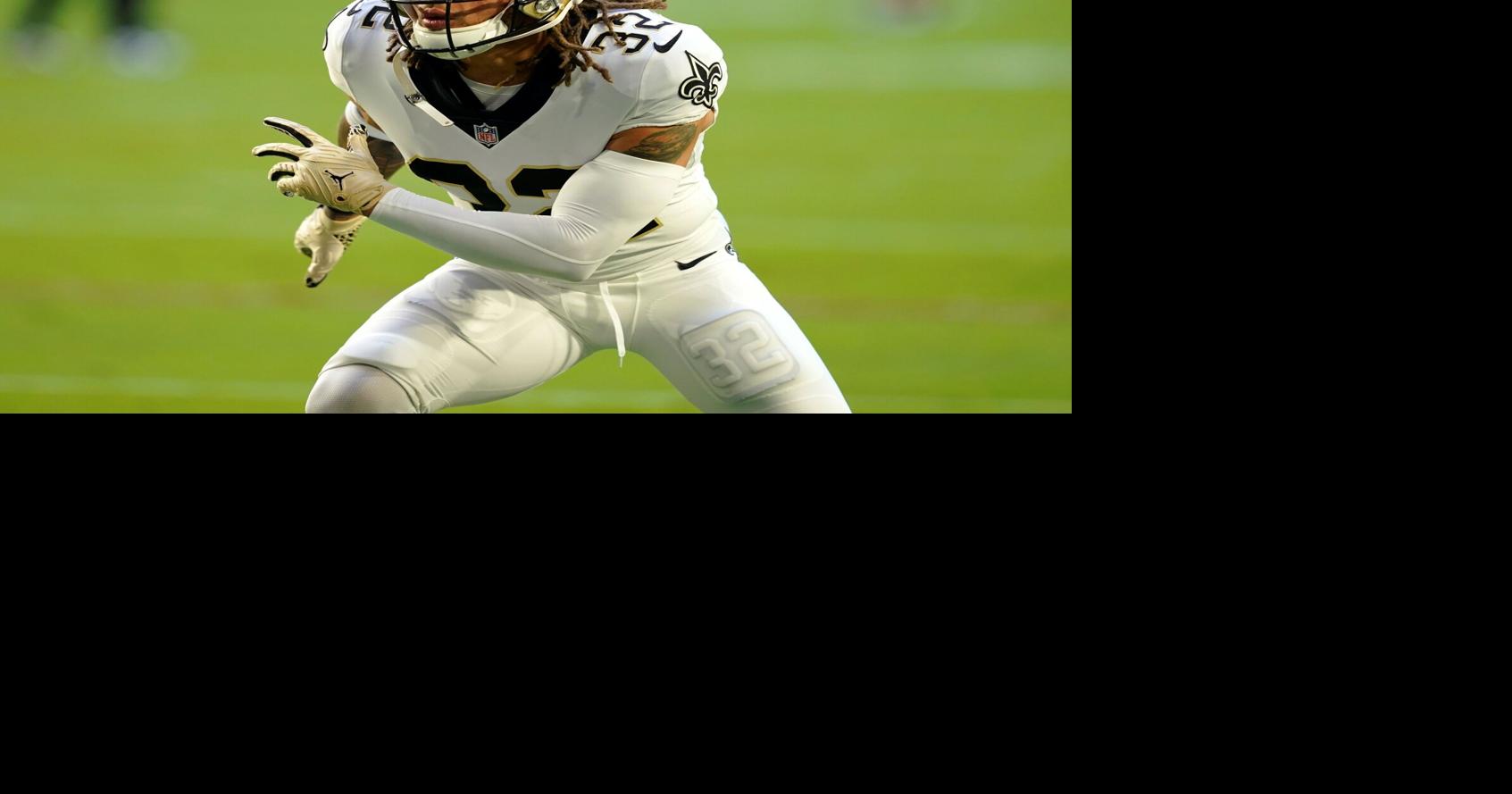Saints Tyrann Mathieu in warmups in Arizona. | Saints | nola.com