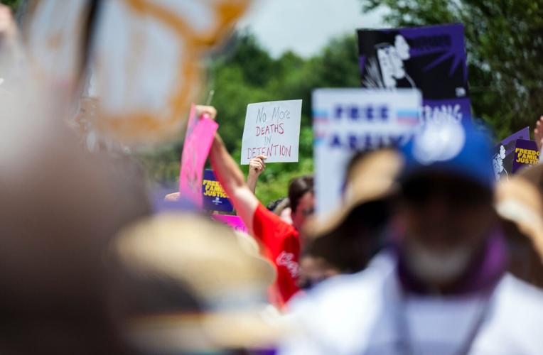 Justice Journey protests ICE in Basile and Jena, Louisiana | News ...