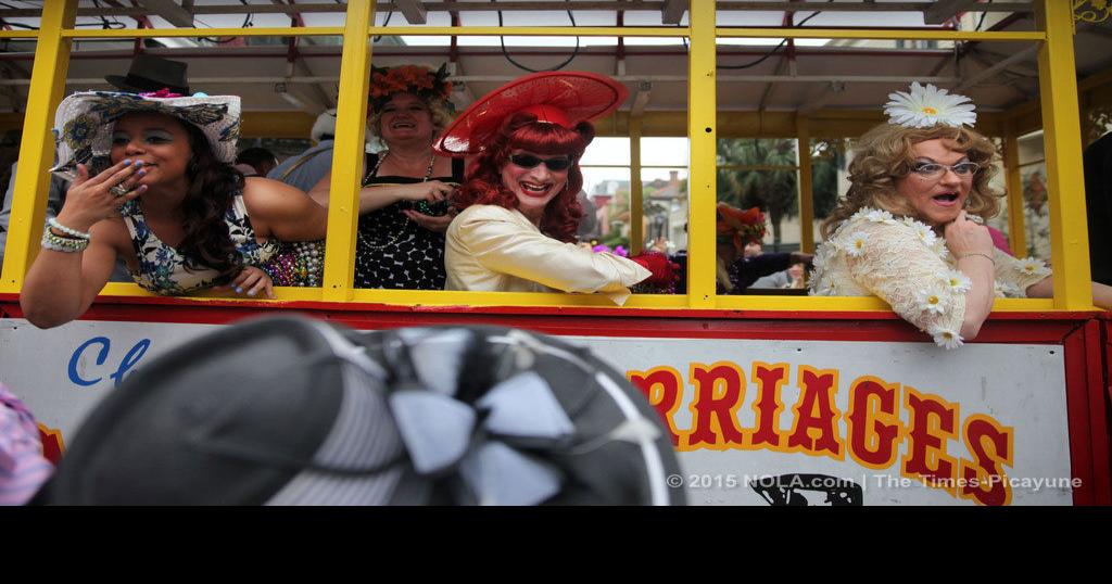 Gay Easter Parade celebrated New Orleans style and supported NO/AIDS ...