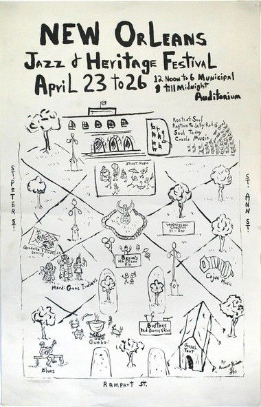 Bruce Brice, Jazz Fest's first poster designer, has died, TV station ...