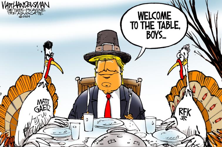 Walt Handelsman Thanksgiving-themed cartoons | Walt Handelsman | nola.com