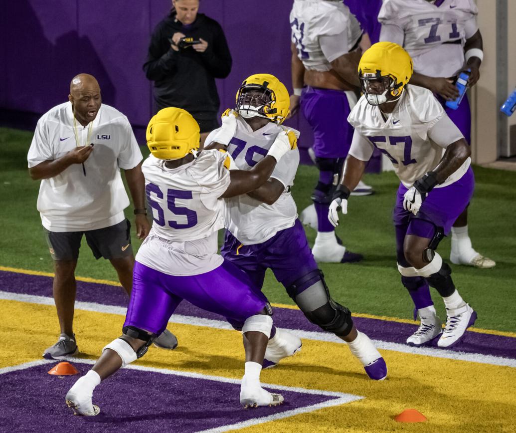 Brian Kelly confident in LSU football offensive line | LSU | nola.com