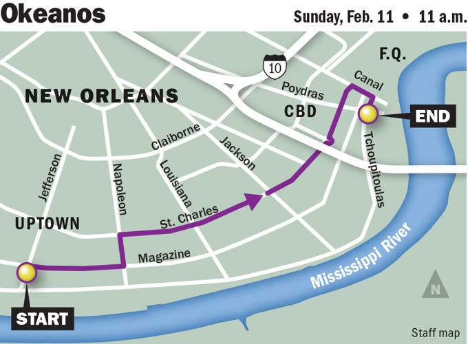 See maps, schedule for New Orleans Mardi Gras float parades | Mardi ...