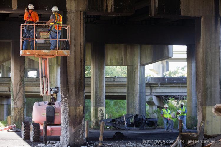 Fire caused 'significant damage' to I-10 high rise bridge girders: DOTD ...