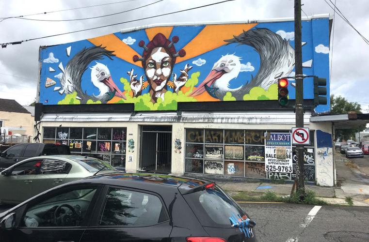 What's OUT in downtown New Orleans: graffiti. What's IN: legit murals ...