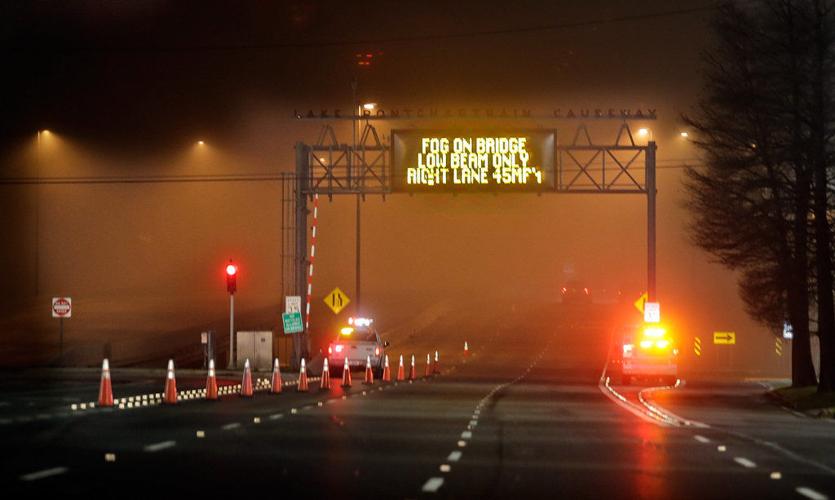 Fog restrictions in effect on Lake Pontchartrain Causeway | Traffic ...