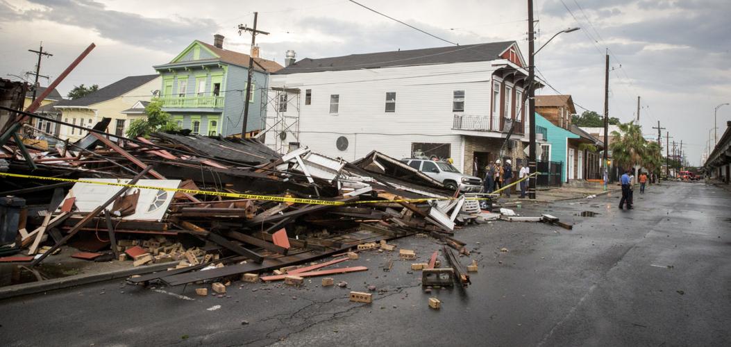 Photos: Severe storm rips through New Orleans, collapses buildings ...