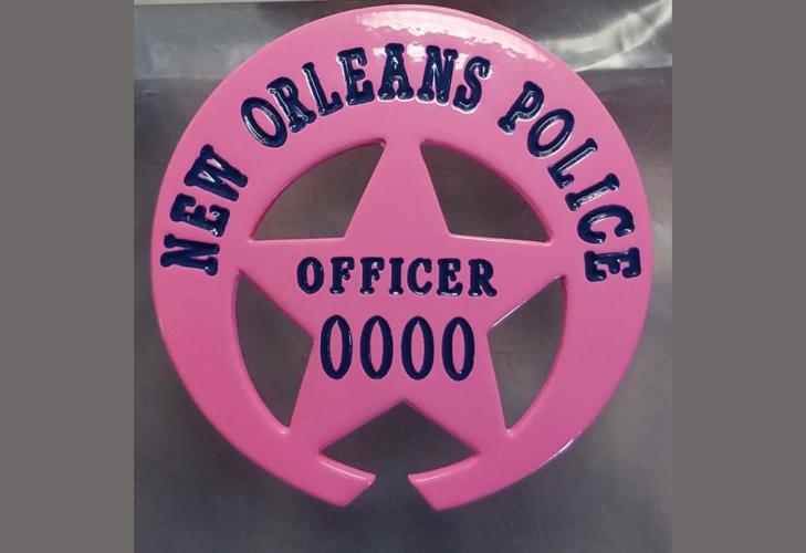 NOPD badges go pink for Breast Cancer Awareness month in October | News ...