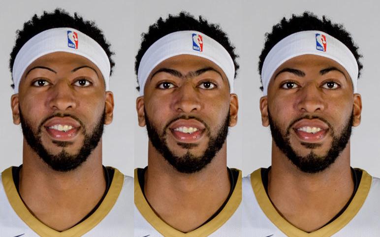 The Brow lives! Anthony Davis reveals eyebrow shaving was just an April ...