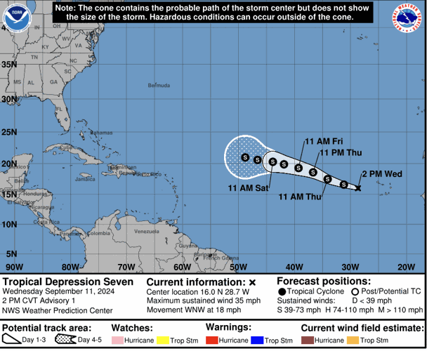 Tropical Storm Gordon may form in Atlantic Ocean: NHC | Hurricane ...