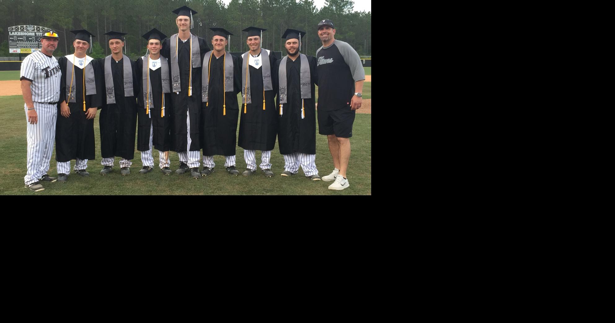 VIDEO: Lakeshore High baseball seniors get their diplomas on the field ...