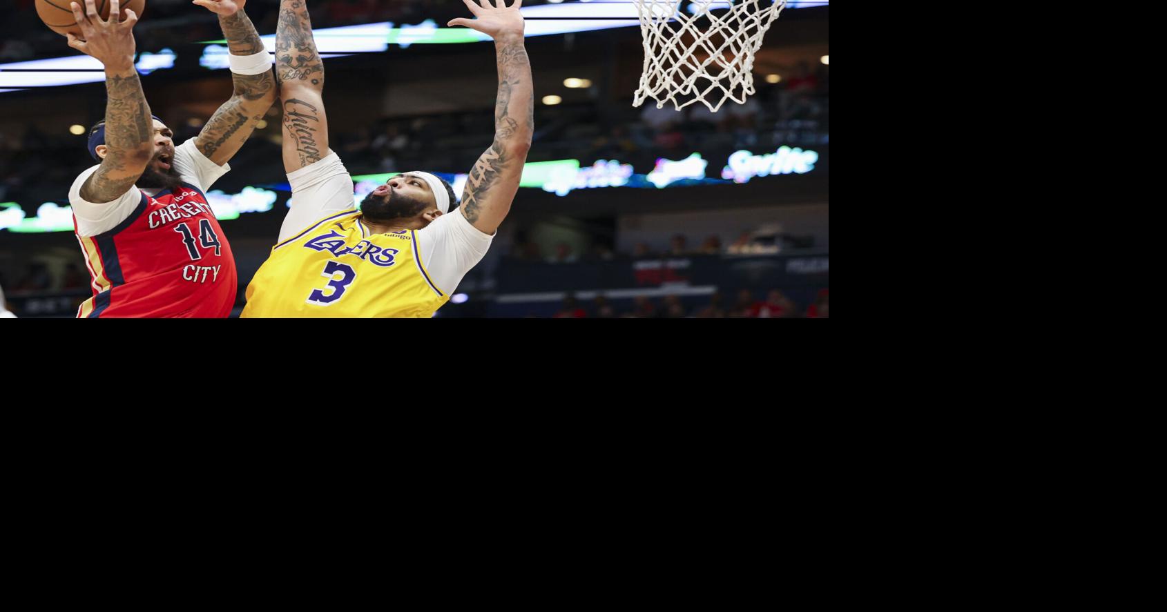 Lakers defeat Pelicans in NBA play-in tournament 110-106 | Photos ...