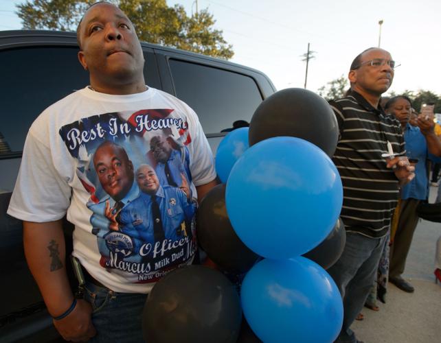 Photos: Candles, balloons, somber mood at memorial for slain NOPD ...