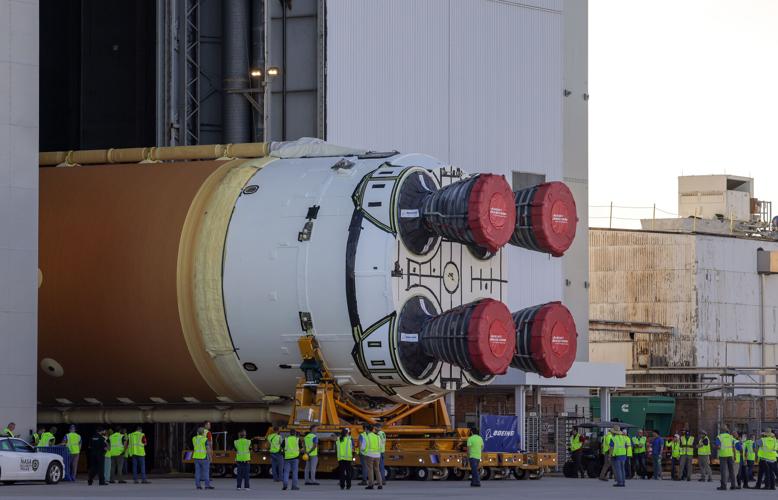 Artemis II rocket leaves Michoud for Kennedy Space Center | Business ...