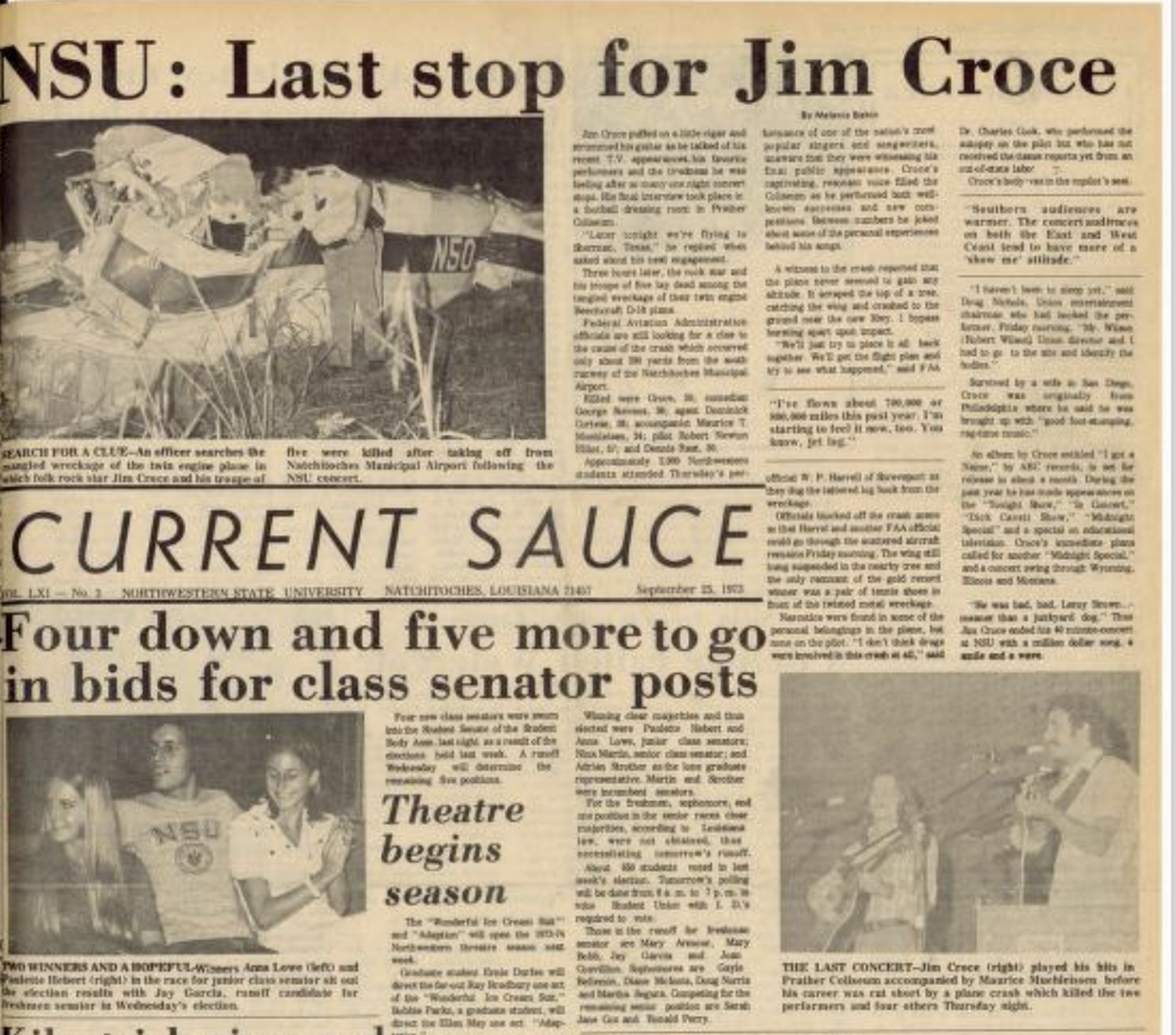 Jim Croce remembered 50 years after Louisiana plane crash ...