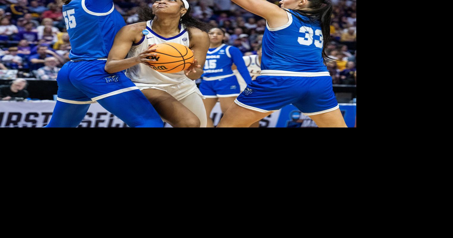LSU's Angel Reese leaves NCAA Tournament game to fans' chant | LSU ...