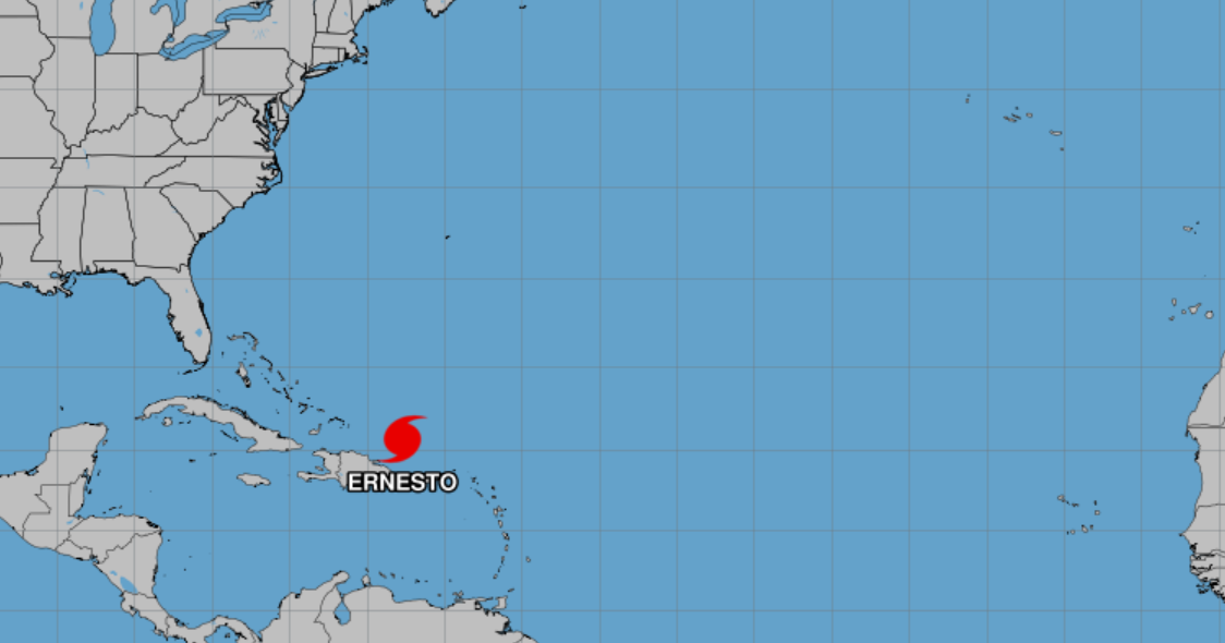 Tropical Storm Ernesto becomes a hurricane in Puerto Rico | Hurricane ...