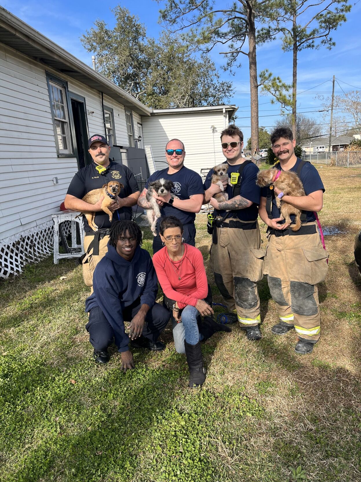 St. Bernard Parish firefighters save 4 dogs from house fire | News ...