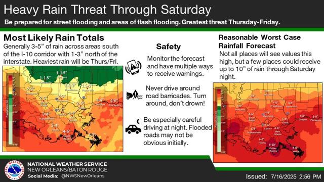 Here's the latest forecast as storm takes aim at Louisiana | Hurricane ...