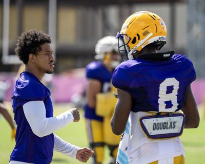 LSU honors Greg Brooks with helmet stickers against Arkansas | LSU ...